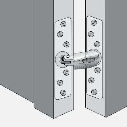 De onzichtbare deursluiter speciaal voor poorten!